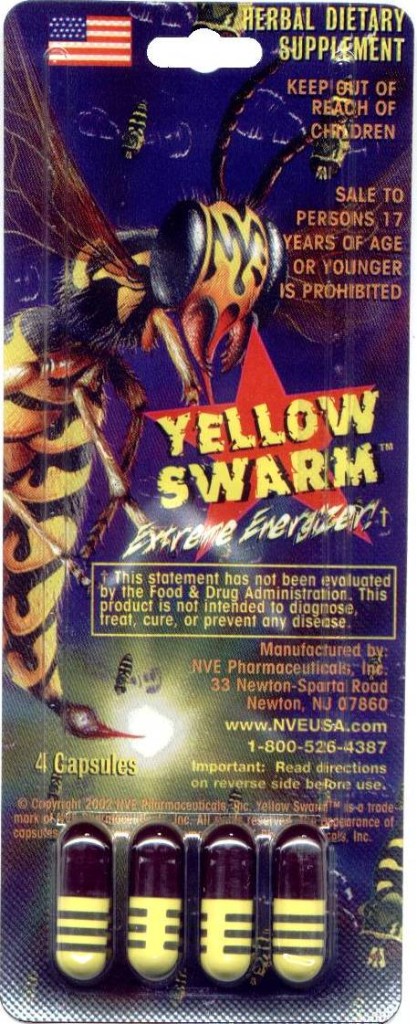 Yellow Swarm Stacker Blister Pack 24/4’s – SessionsUSA